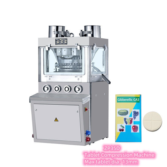 TIANHE Force Feeder 80KN 8mm Roun Shape Tablet Compression Machine For ...