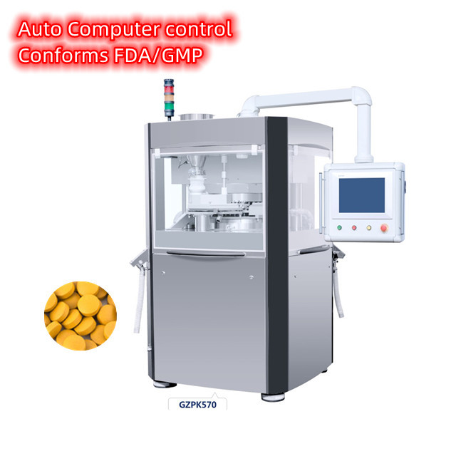 TIANHE 100KN Auto Weight High Speed Tablet Compression Machine Force ...