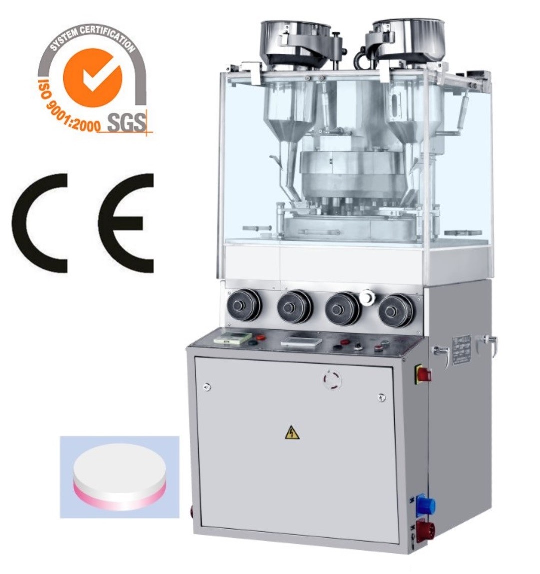 Bilayer Candy Automatic Tablet Press Machine For Buccal Tablet