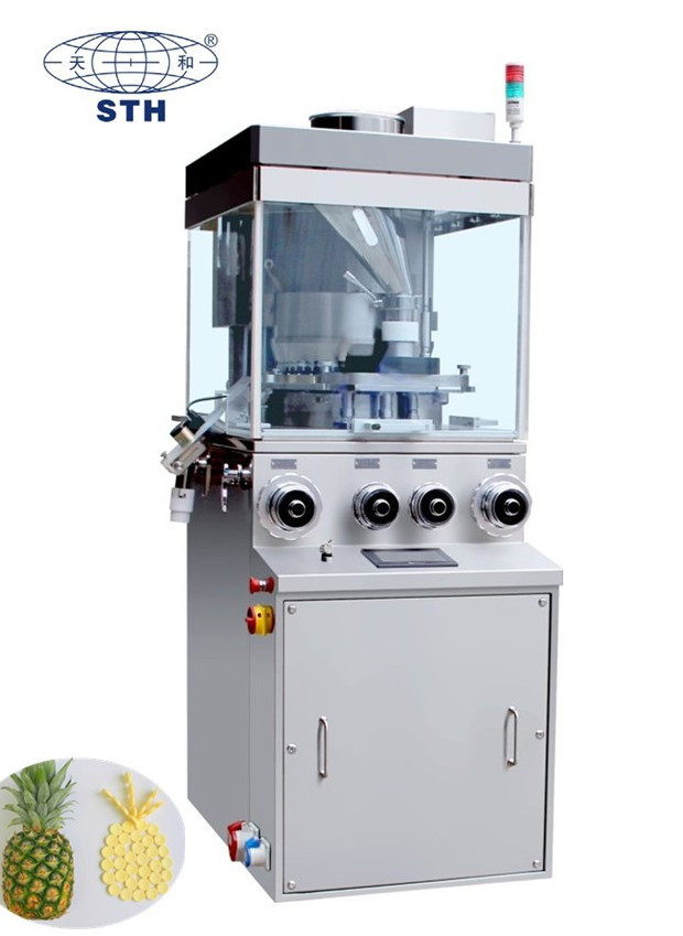 Powder 25mm D Tooling Rotary Tablet Making Machine For Pharmacy