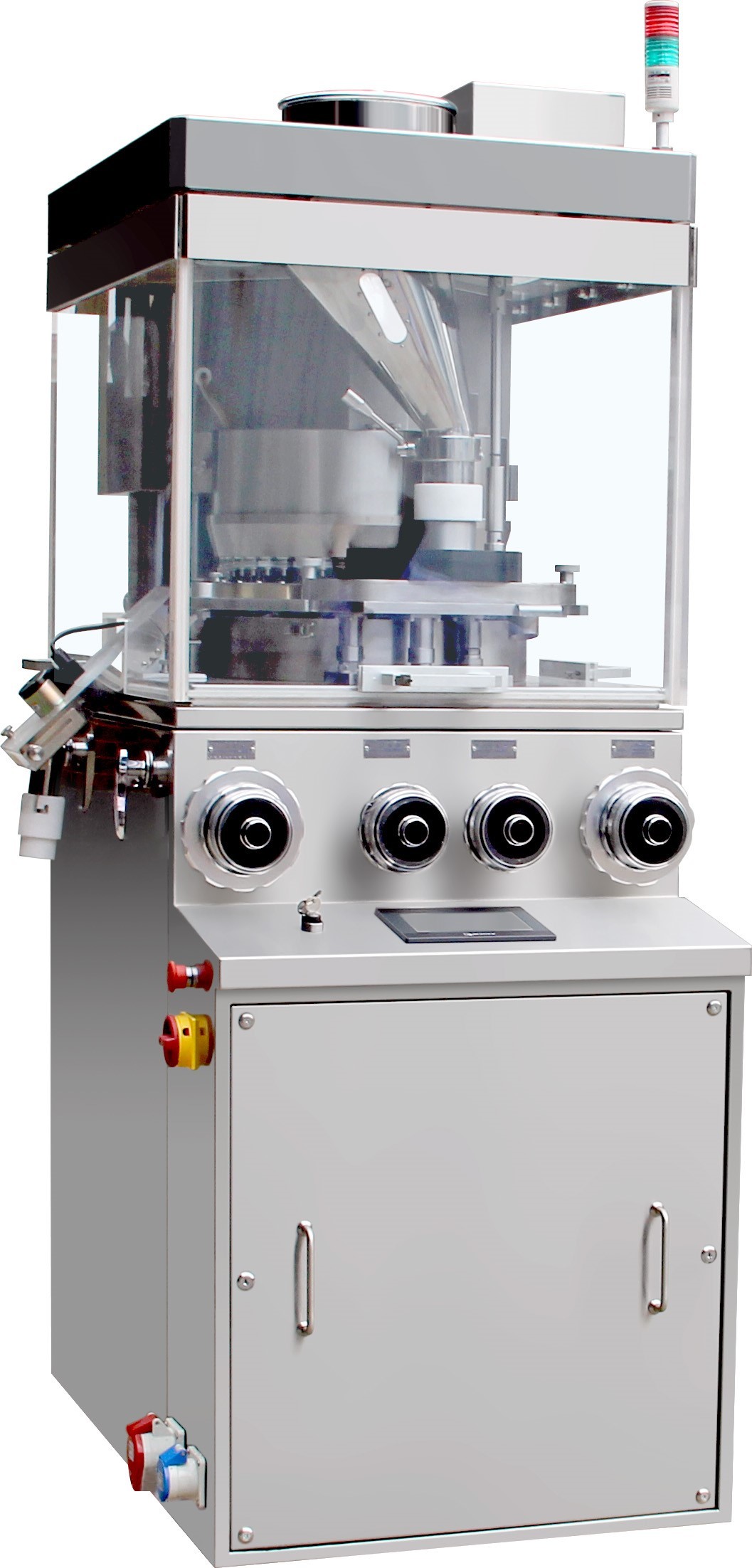 GMP Pharmaceutical Tablet Compression Machine Automatic Double Rotary
