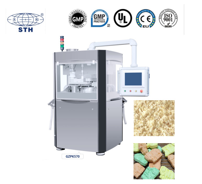 Clinics Rotary Tablet Press Stainless Steel Capsule Press Machine