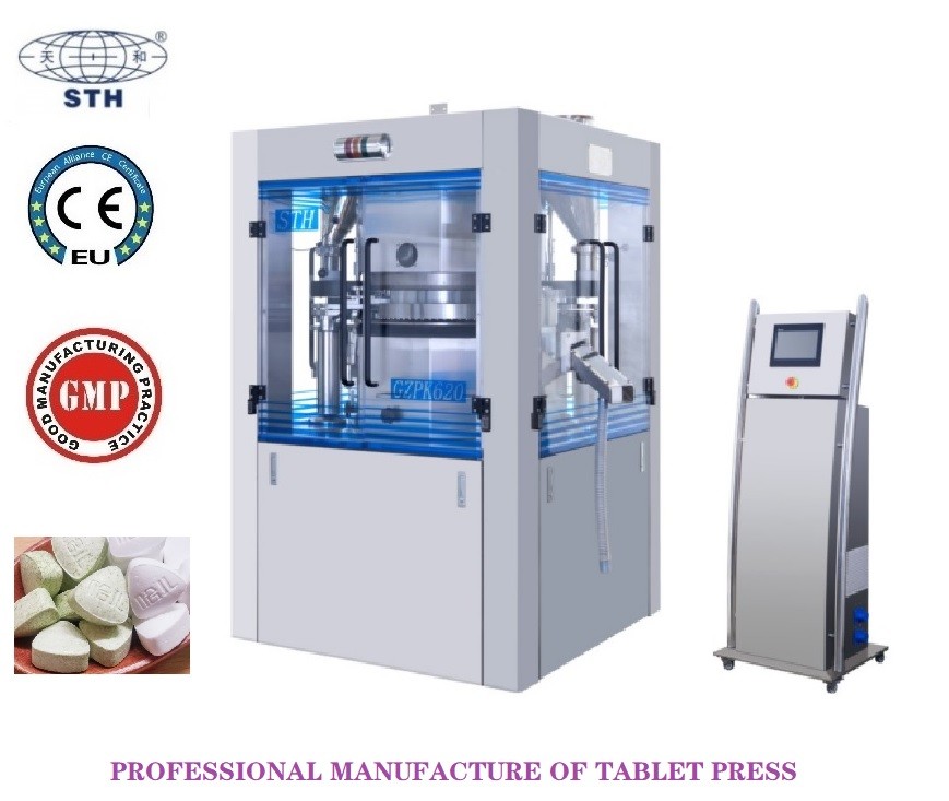 Fully Enclosed Engraved High Speed Tablet Press Double Side